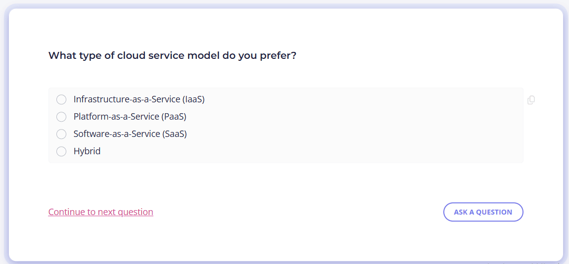 Cloud migration questionnaire (free template)