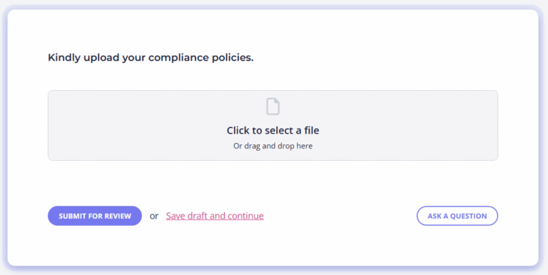 Compliance assessment form (free template)