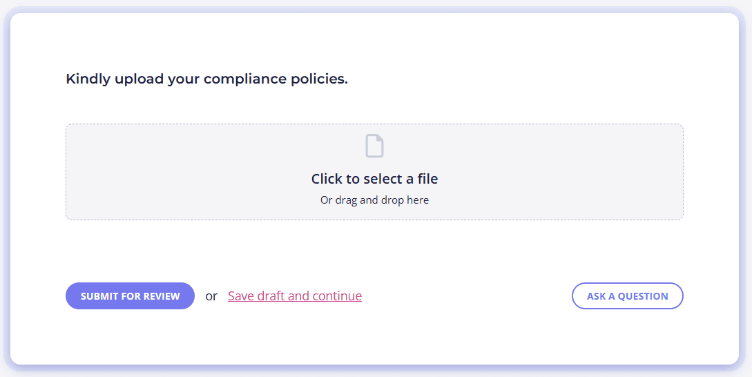 Compliance assessment form (free template)